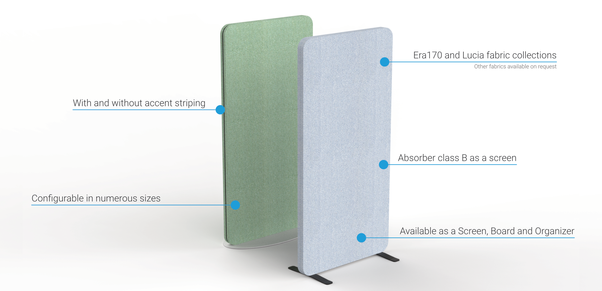 Veyhl: mira acoustically effective privacy screen