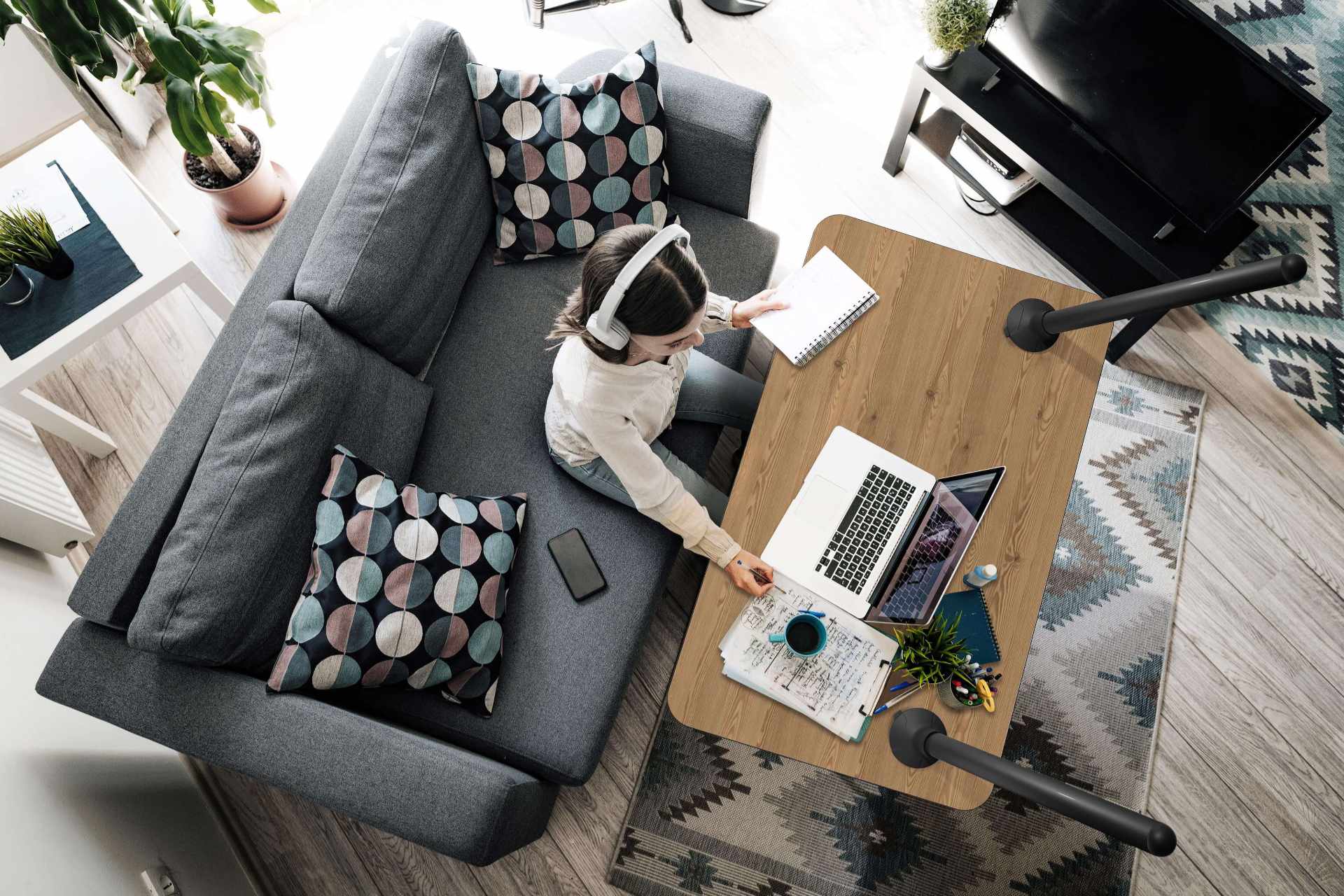 Veyhl: Climber desk flexible agile height adjustable